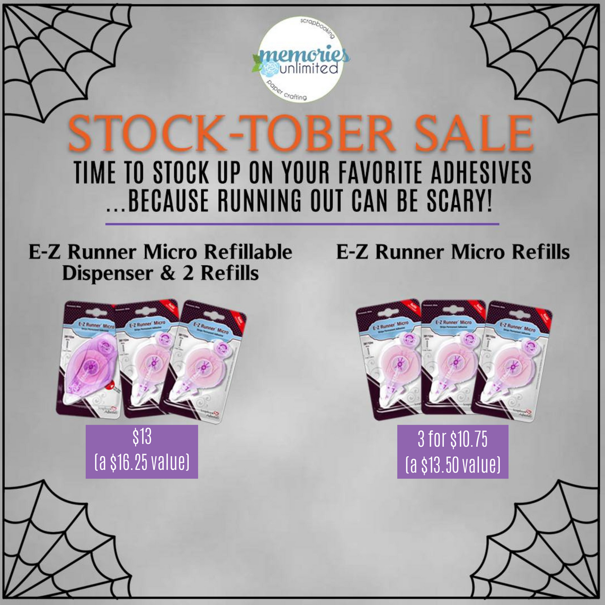 EZ Runner Micro (3) Refills – Memories Unlimited